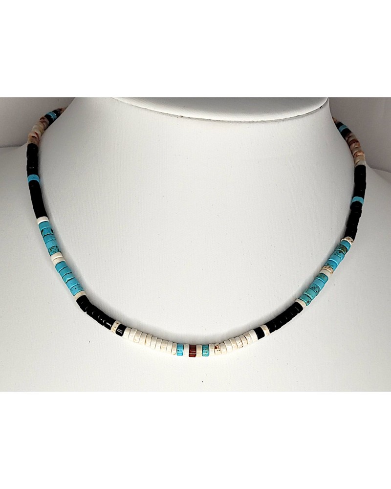 Collier en perles Heishi